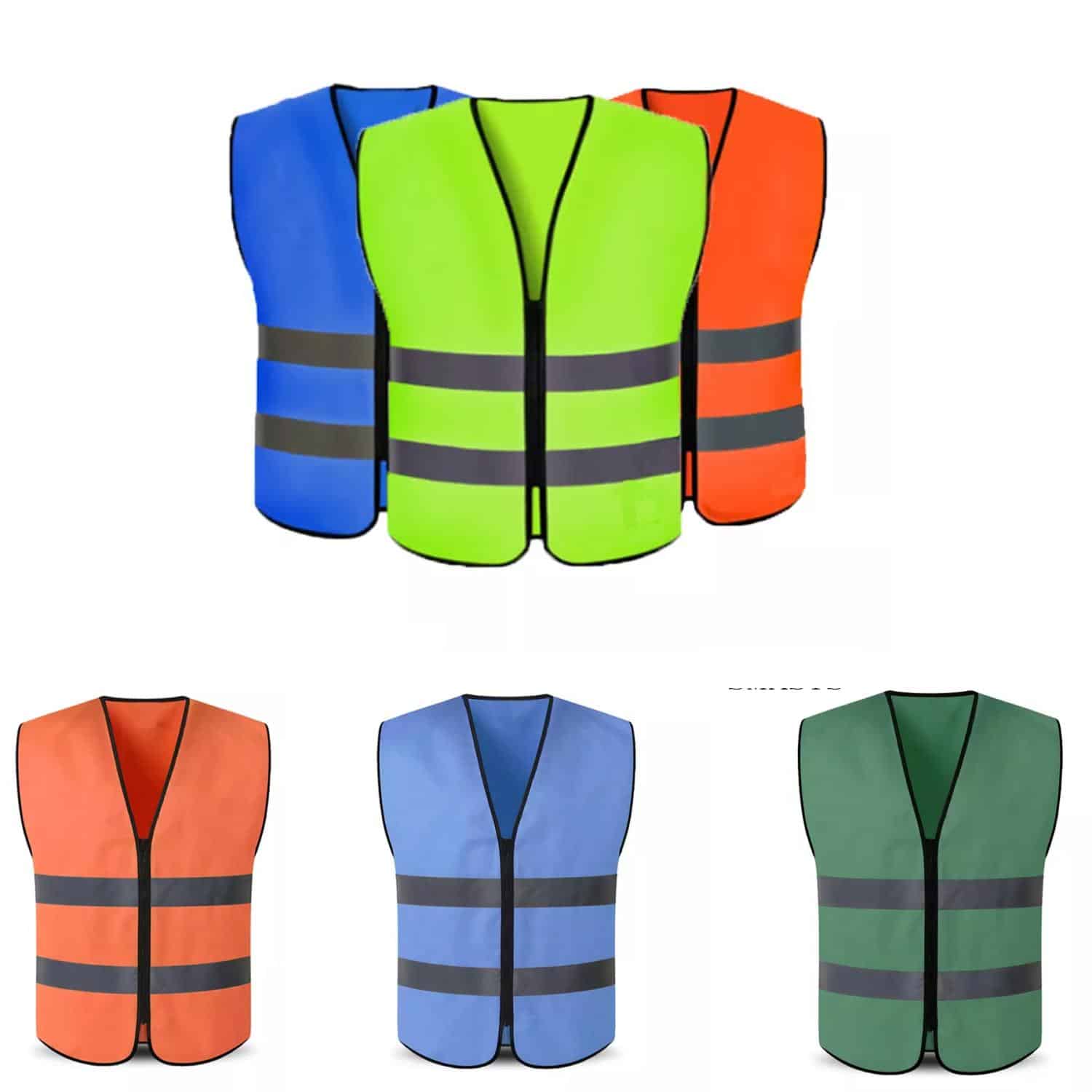 Reflective Safety Vest with Zipper Closure – Reflective Safety Vests