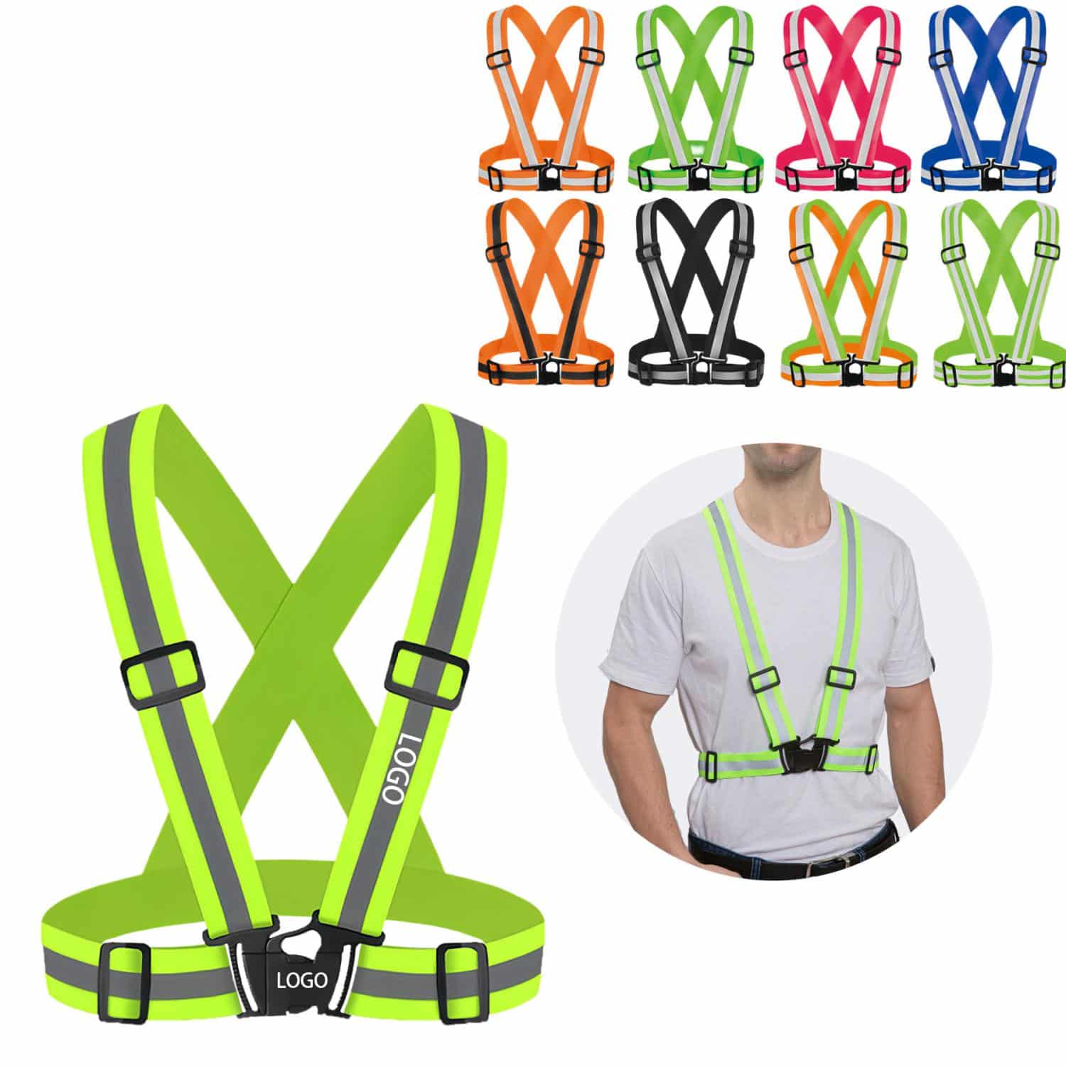 Adjustable Reflective Safety Vest Belt – Reflective Safety Vests